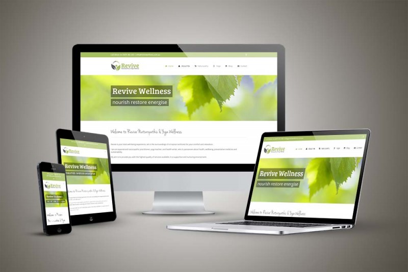 Revive Wellness - Website - Photografica